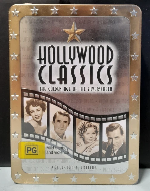 HOLLYWOOD CLASSICS DVD Tin Boxset 10 Feature Films On 5 DVDs Black And ...