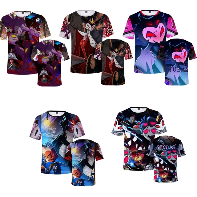 HELLUVA BOSS 2 Blitzo Moxxie Millie Loona 3D T-Shirts Cartoon Sports ...