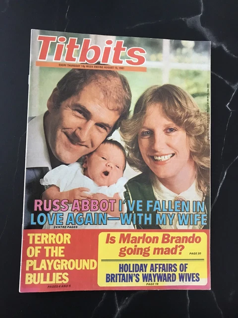 4X VINTAGE TITBITS Magazine - August 18th - Sept 8th 1979 - RETRO 70's ...