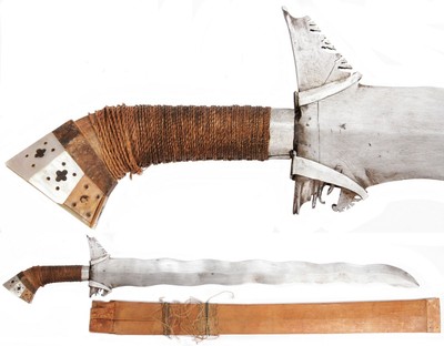 VINTAGE PHILIPPINE MORO Kris Sword Mindanao Sundang Filipino Martial ...