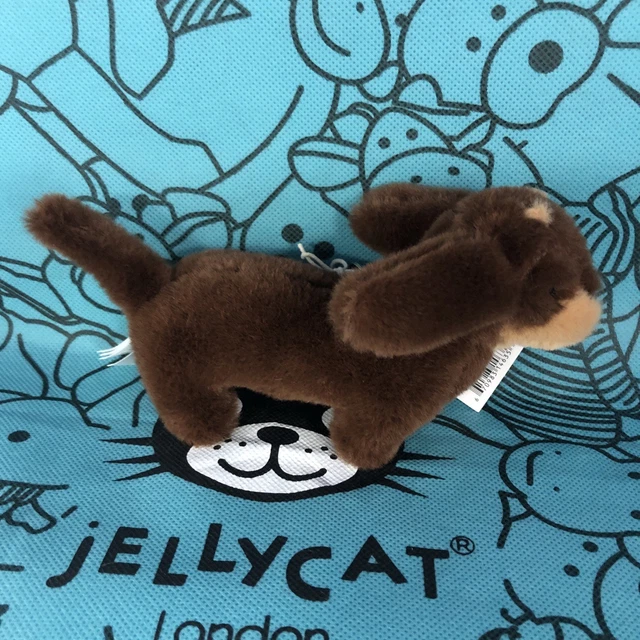 JELLYCAT OTTO SAUSAGE Dog keyring Bag Charm Rare Brand New With Tags ...