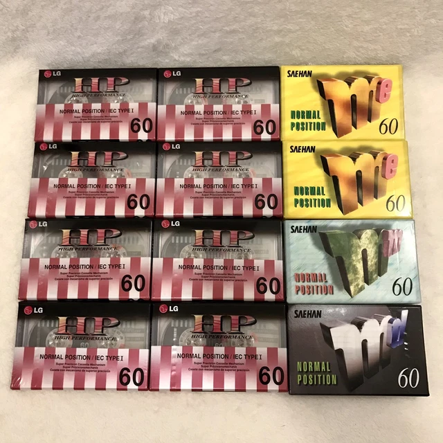 LG LUCKY GOLDSTAR HP & Saehan Blank Audio Cassette Type I Normal ...