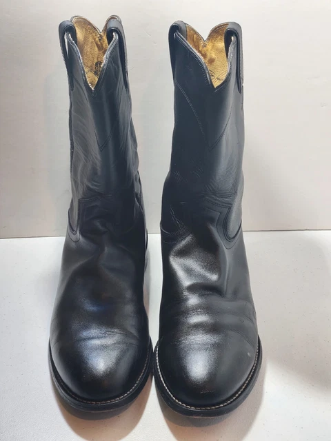 MEN'S BLACK JUSTIN Western Boots 13D Style 3133 5 £61.66 - PicClick UK
