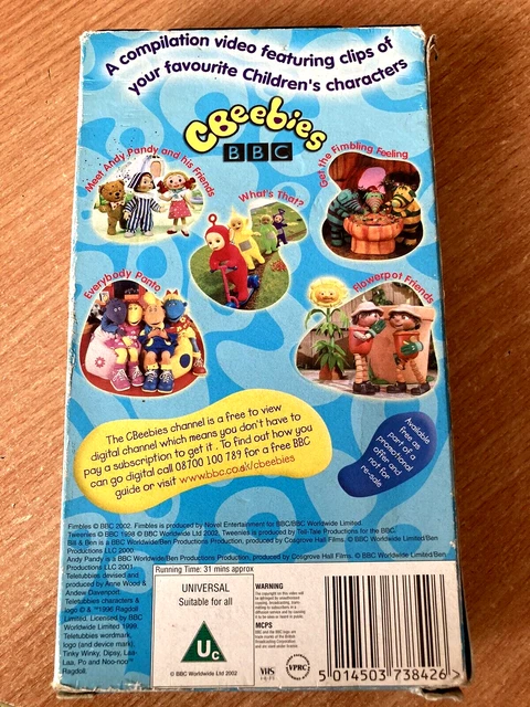 CBEEBIES THE BEST Of Pre-School Television VHS Fimbles Teletubbies ...