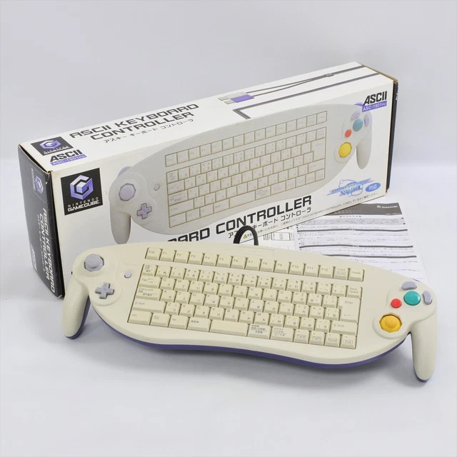 ASCII KEYBOARD CONTROLLER ASC-1901PO Boxed For Gamecube 2303 £300.43 ...