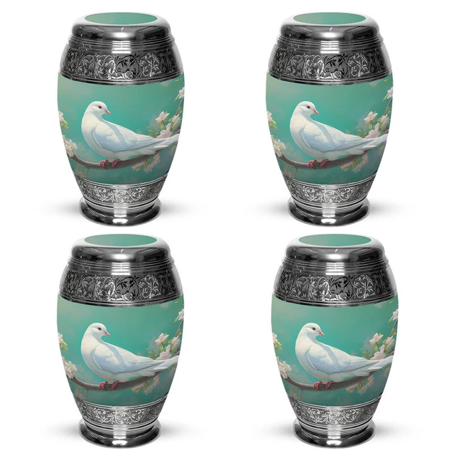 DOVE STAND IN Tree Green Background a Beautiful Memorial Keepsake Set ...