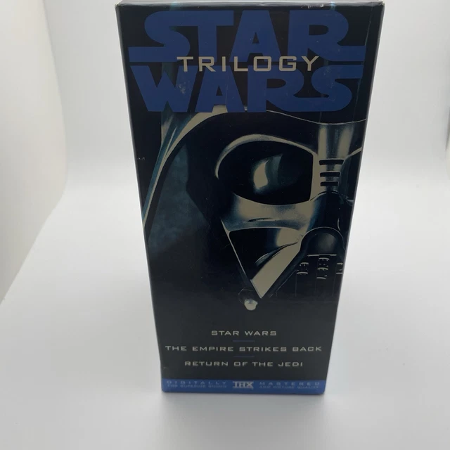 STAR WARS TRILOGY 1995 VHS Box Set THX Remastered George Lucas Slave ...
