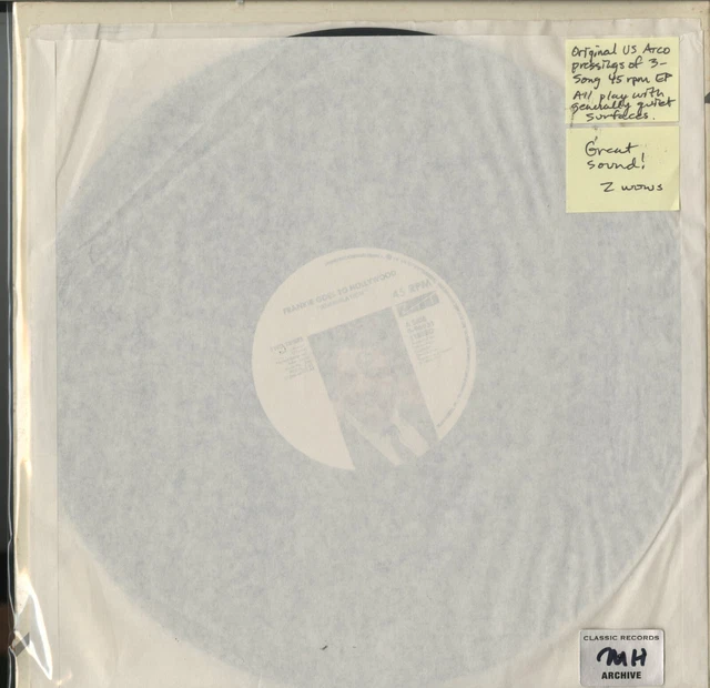 EP ISLAND X 14161 Frankie Goes To Hollywood, Welcome To The ...