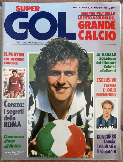 SUPER GOL - RIVISTA CALCIO N°4 ANNO 1 DEL MAGGIO 1984 FOTO Maradona ...