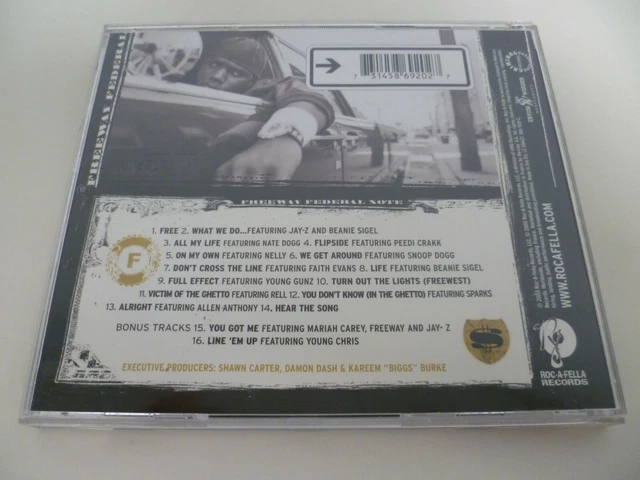 FREEWAY &PHILADELPHIA FREEWAY& Europe CD Album (2003) Ft. Jay Z Nate ...