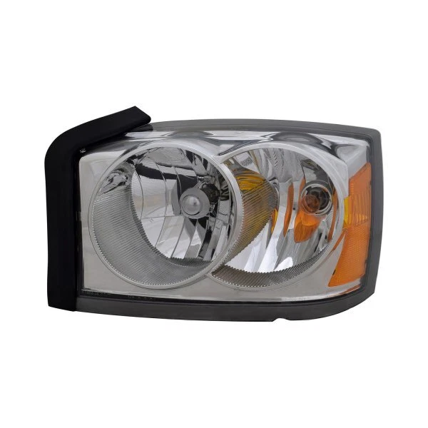 DRIVER HEADLIGHT WITH Dome Cover Over Outer Bulb Fits 05-06 DAKOTA ...