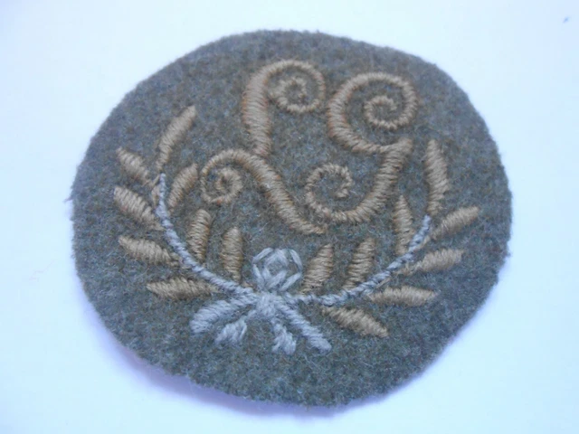 BRITISH ARMY LG LIGHT MACHINE GUN specialist trade award patch khaki £ ...