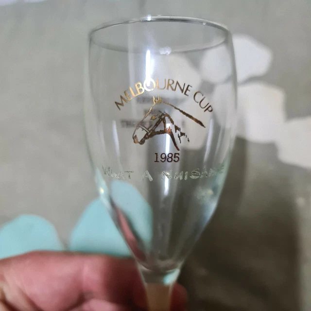 MELBOURNE CUP COLLECTORS 1985 Glass what A Nuisance E 264 $23.99 ...