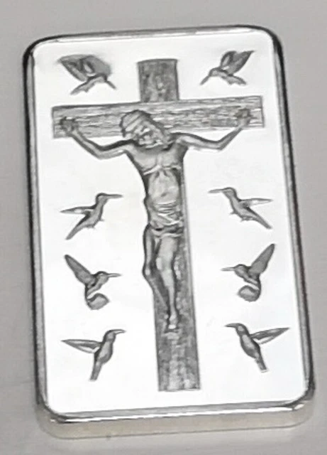 JESUS CHRIST 10 Commandments Silver Bar Church God Holy Bible ...