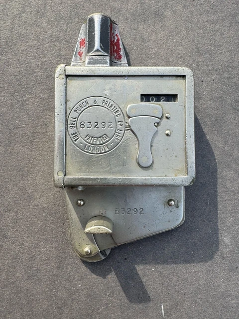 BELL PUNCH & Printing Co 83292 Bus Tram Train Conductor Clippy Ticket ...