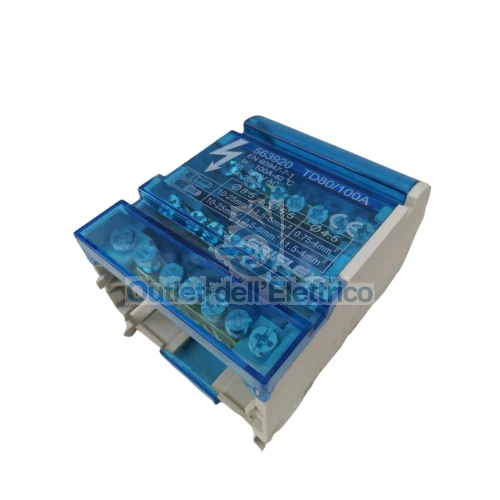 ERICO 563920 RÉPARTITEUR Quadripolaire 80/100 A 6 Sorties EUR 32,28 ...