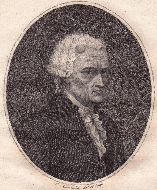 PORTRAIT XVIIIE BERNARD-RENÉ Jourdan de Launay La Bastille Révolution ...