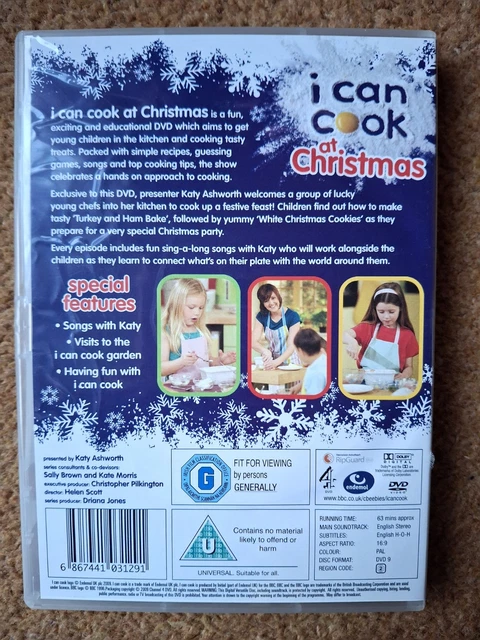 RARE I CAN Cook at Christmas BBC Kids TV including Recipe Sheet 4 ...