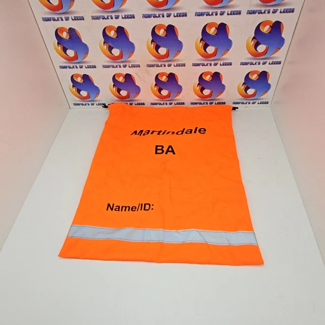 MSA BREATHING APPARATUS mask Martindale BA Orange Safety Bag Drawstring ...