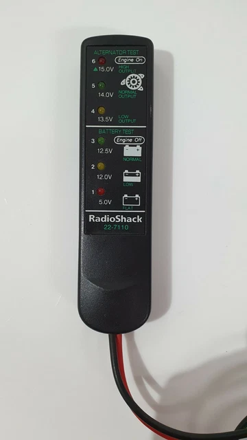 RADIO SHACK 22-7110 Multi meter meter Alternator / Battery Vintage ...