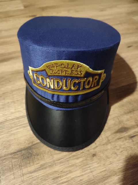 THE POLAR EXPRESS Train Conductor Cap Hat Adult Size One Size £16.99 ...