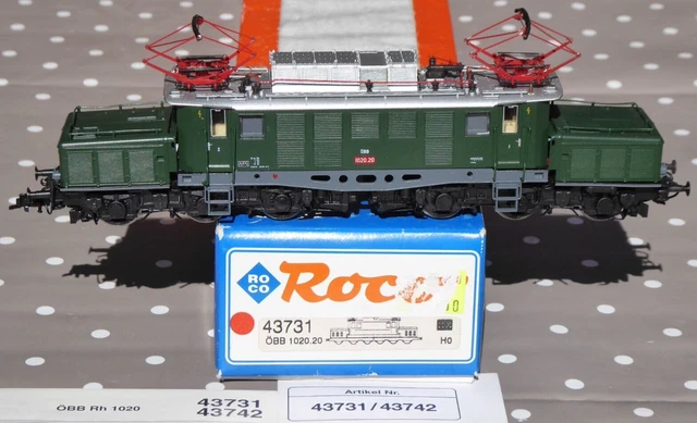 ROCO 43731 H0 Dcc-Numérique E-Lok Rh 1020.20 ÖBB Epoque 3 Function ...