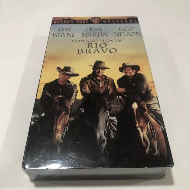 RIO BRAVO (VHS) John Wayne, Dean Martin, Ricky Nelson. Brand New! Never ...