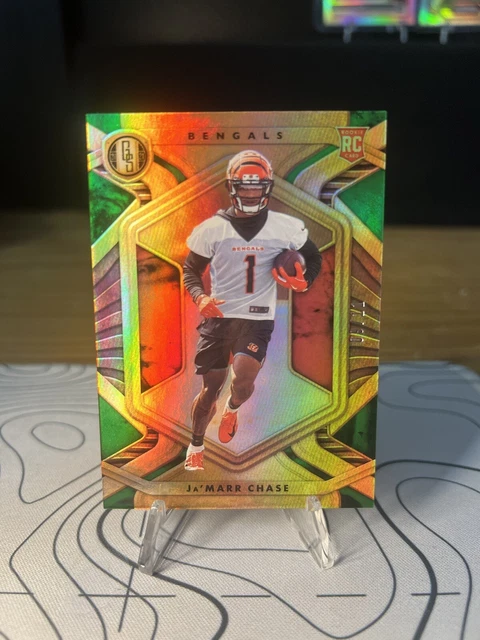 JAMARR CHASE 2021 Gold Standard FOTL TRUE Rookie Emerald #'d 9/11 EUR ...