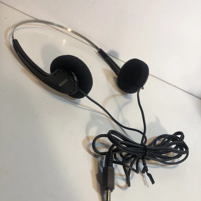 VINTAGE SONY WALKMAN MDR-006 Lightweight Headphones On Ear Foam Pads ...