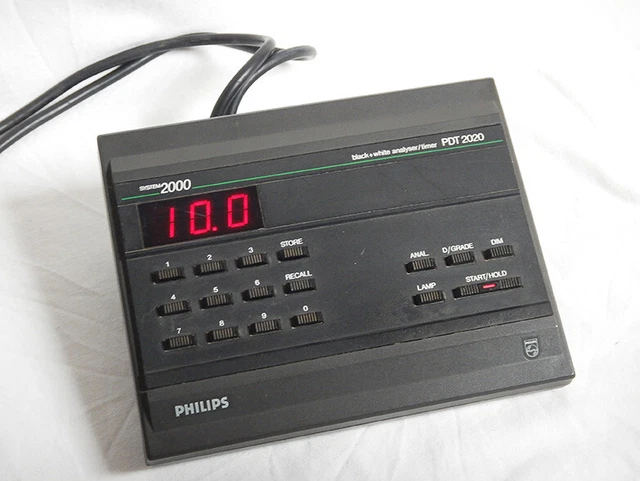 PHILIPS SYSTEM 2000 Black + White Analyzer Timer PDT2020 Darkroom IFF ...