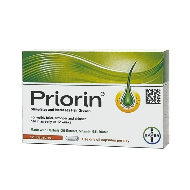 PRIORIN 120 CAPSULAS Tablets Bayer Anti Hair Loss Regrowth Treatment UK ...