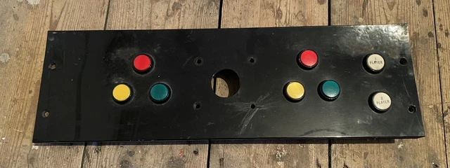 VINTAGE ARCADE CONTROL Panel 20” x 6.25” £29.99 - PicClick UK