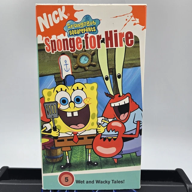 SPONGEBOB SQUAREPANTS: SPONGE for Hire (VHS, 2004, Paramount) 5 ...