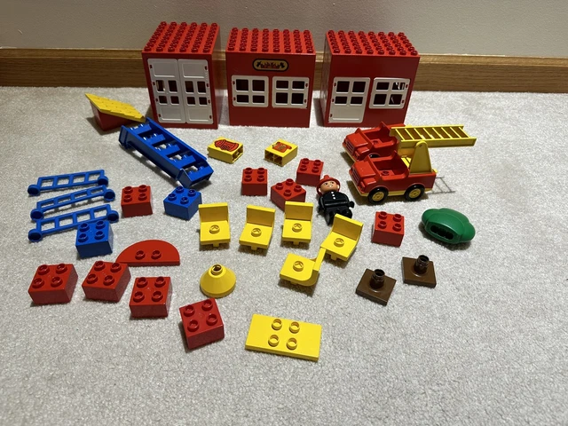 HTF VINTAGE LEGO Duplo 2658 Fire Station No. 9 Set Incomplete 1989 EUR 49,16 - PicClick FR