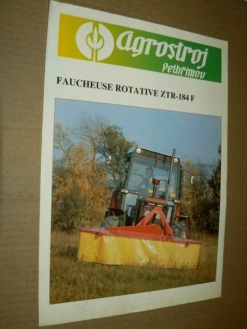PROSPECTUS TRACTEUR ZETOR Faucheuse Agrostroj Tractor Traktor Prospekt Brochure EUR 6,99 ...