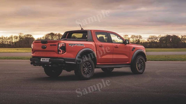 FORD RANGER RAPTOR 2022 Orange High Res Wall Decor Print Photo Poster £ ...