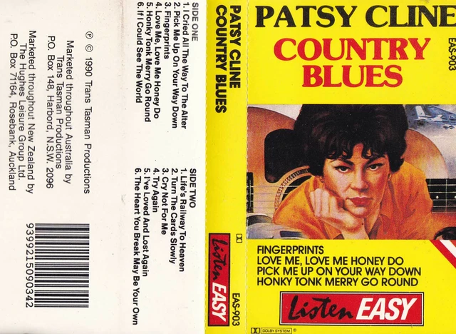 PATSY CLINE COUNTRY Blues - Cassette - Tape SirH70 $9.95 - PicClick AU