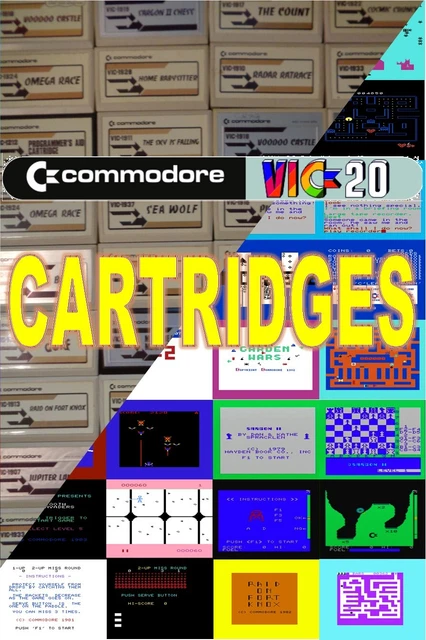 COMMODORE VIC-20 -- Module / Cartridges # Auswahl # 🔔 Update: 23. 5 ...
