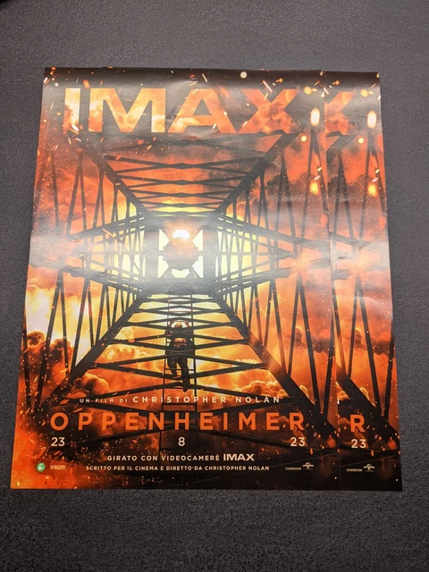 POSTER OPPENHEIMER (2023) Ufficiale IMAX LOCANDINA Promo Prima ...