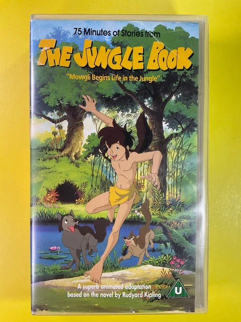THE JUNGLE BOOK, Mowgli Begins Life In The Jungle, VHS Video Volume 1 ...