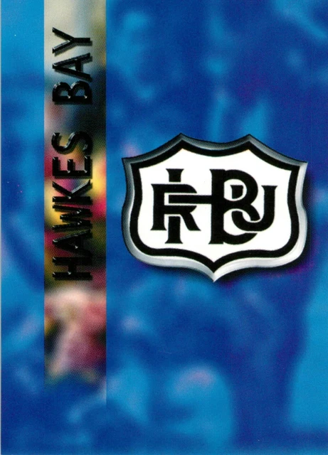 1996 HAWKES BAY NPC Rugby Union Card CLUB LOGO All Blacks $4.49 ...