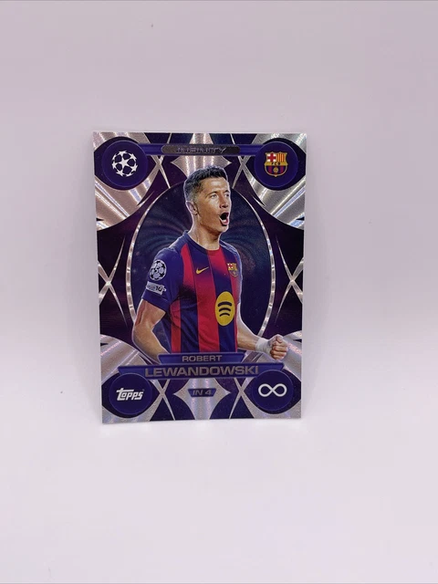 TOPPS MATCH ATTAX 2026 Robert Lewandowski Infinity card IN4 25/26 ...