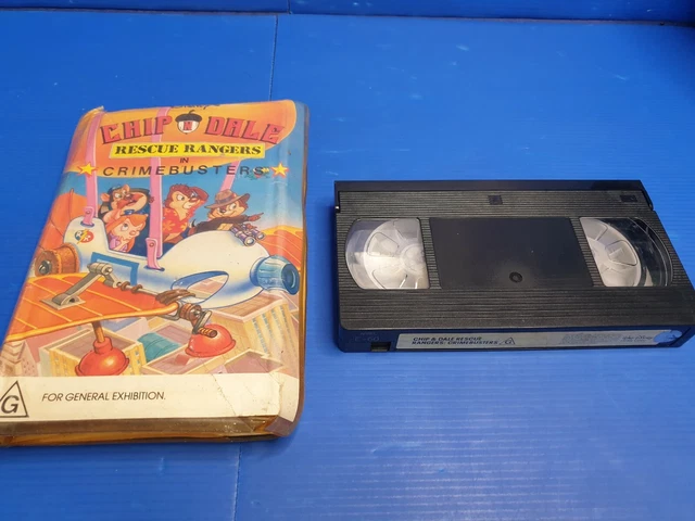 CHIP N DALE Rescue Rangers In Crimebusters - VHS - Clam Shell $14.95 ...