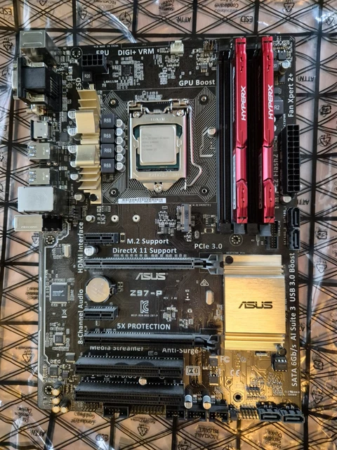 *BUNDLE* ASUS Z97-P ATX MB, Intel i5 4690K CPU, 16GB HYPERX DDR3 RAM £ ...