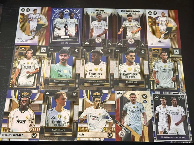 TOPPS DECO UCC 2025-26 - Real Madrid 15 Different Cards Lot £1.74 ...