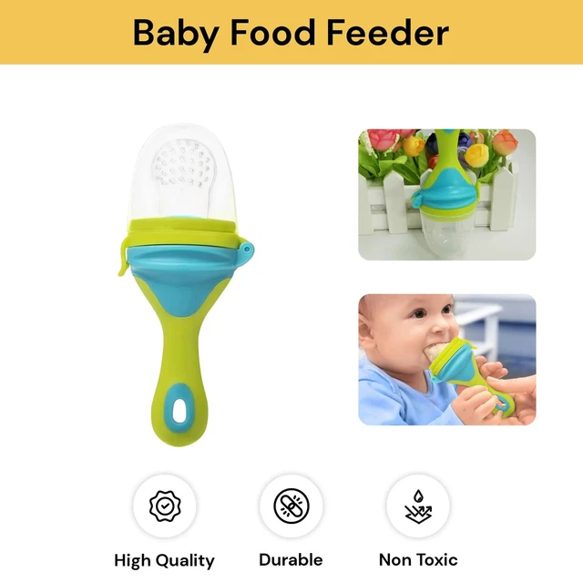 BABY FOOD FRUIT Nipple Pulp Feeder Pacifier Safety Silicone Feeding ...