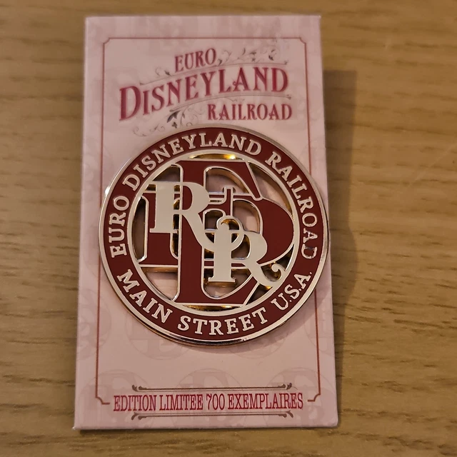 DISNEYLAND PARIS DISNEY DLP DLRP LE700 Euro Disneyland Railroad Logo ...