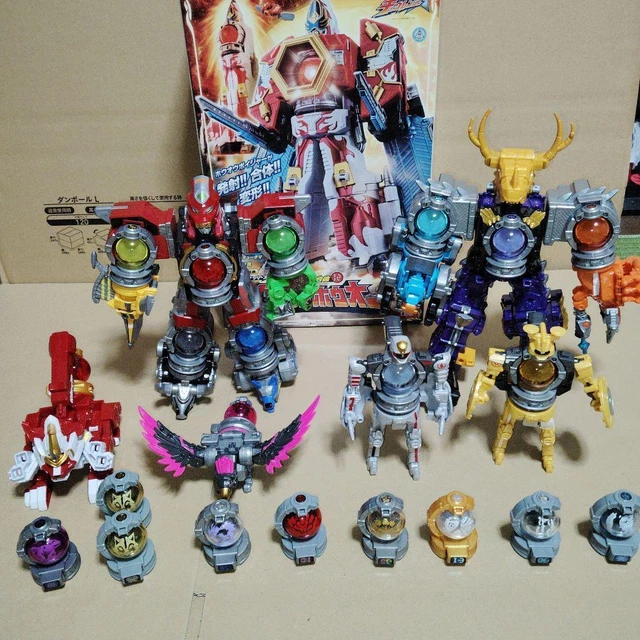 POWER RANGERS UCHU Sentai Kyuranger Gigantohouoh Megazord Kyutama 15set ...