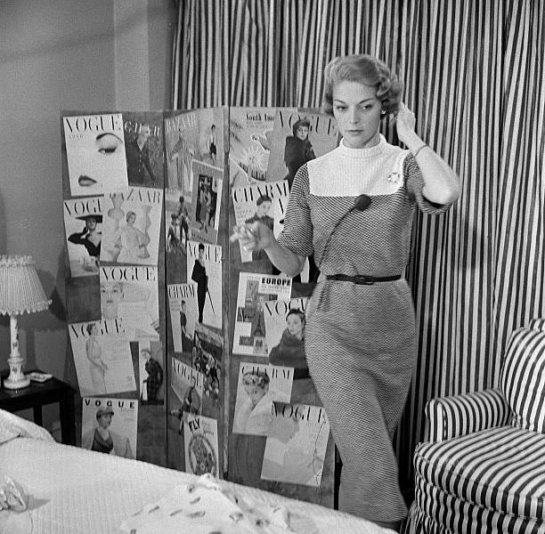 OLD FASHION PHOTO Of Famous Model Jean Patchett Being Photographed At ...