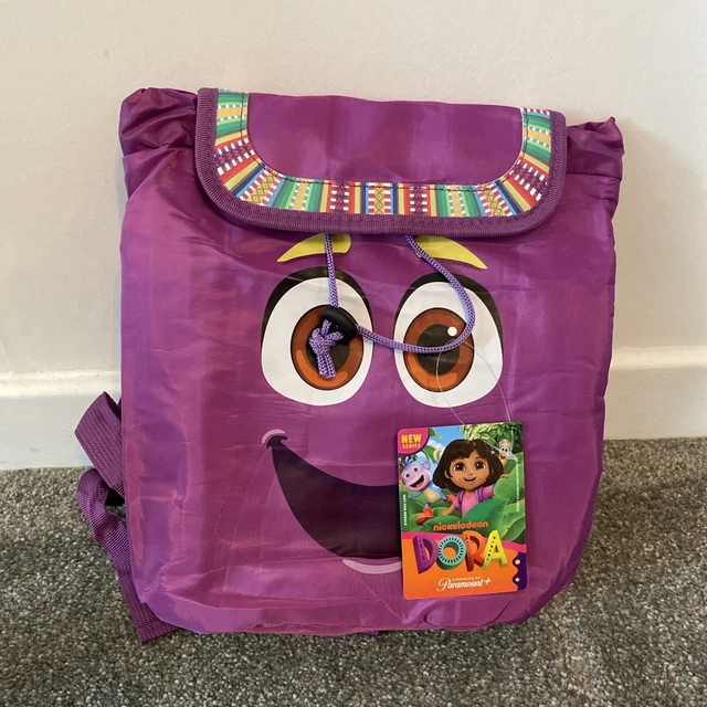 DORA EXPLORER BAG Backpack Official Purple Soft Plush Backpack Toys ...